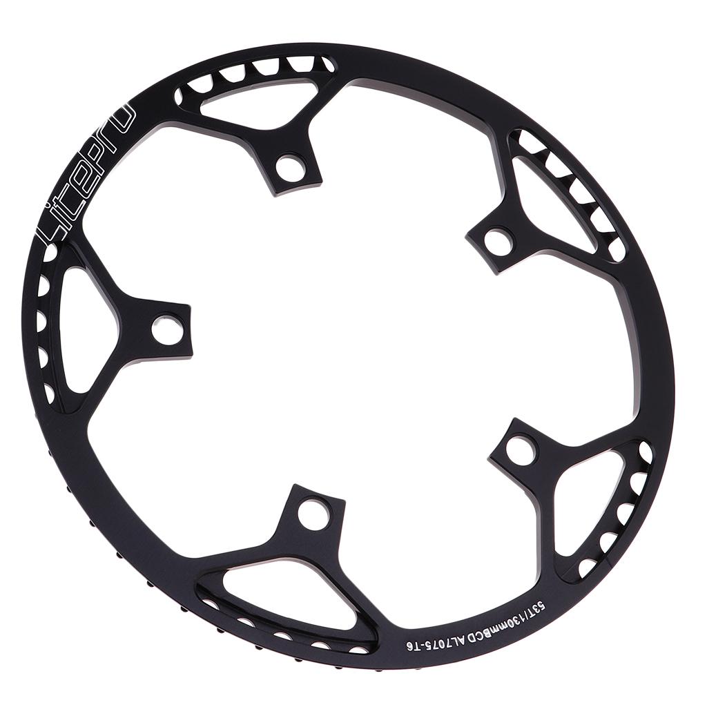 Buy 45T 47T 53T 56T 58T Chainring 130 BCD Single Speed Chain Ring Red ...