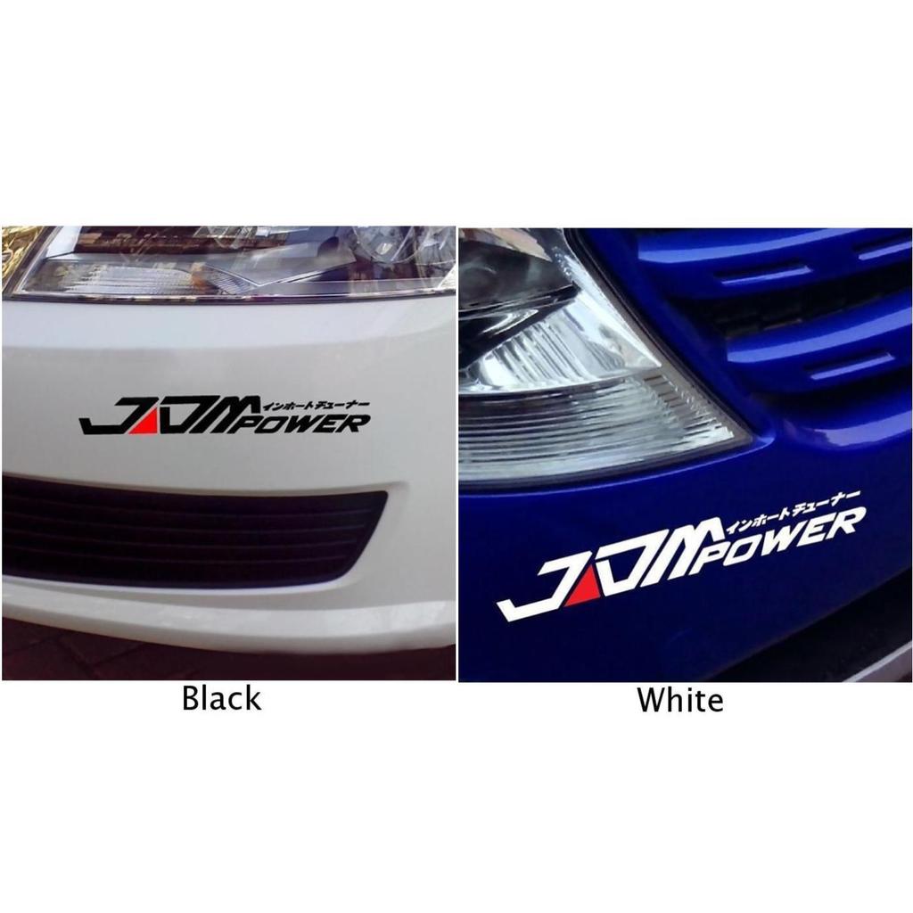 Buy JDM POWER Car Sticker Bumper Decal For Toyota Honda Mitsubishi ...