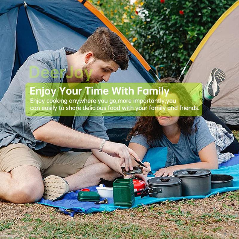 Satın alın Camp Cookware Set Camping Cooking Set Portable Mess Kit ...