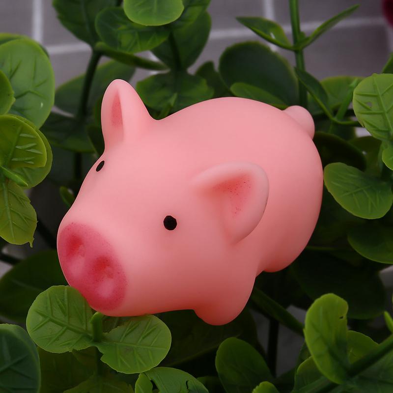 Buy New Cute Dog Toys Pink Screaming Rubber Pig Pet Toys Squeak ...