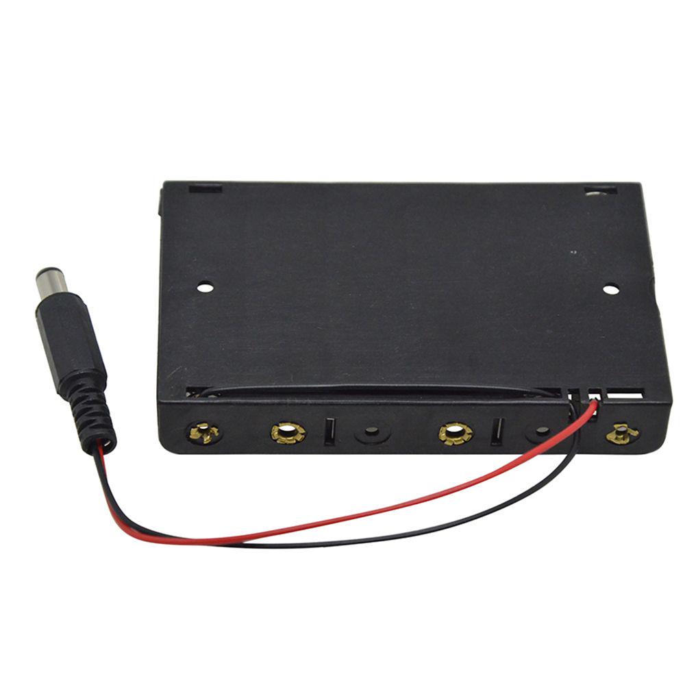 Buy Durable AA Battery 6 X AA Battery DIY Power Jack Battery Storage ...