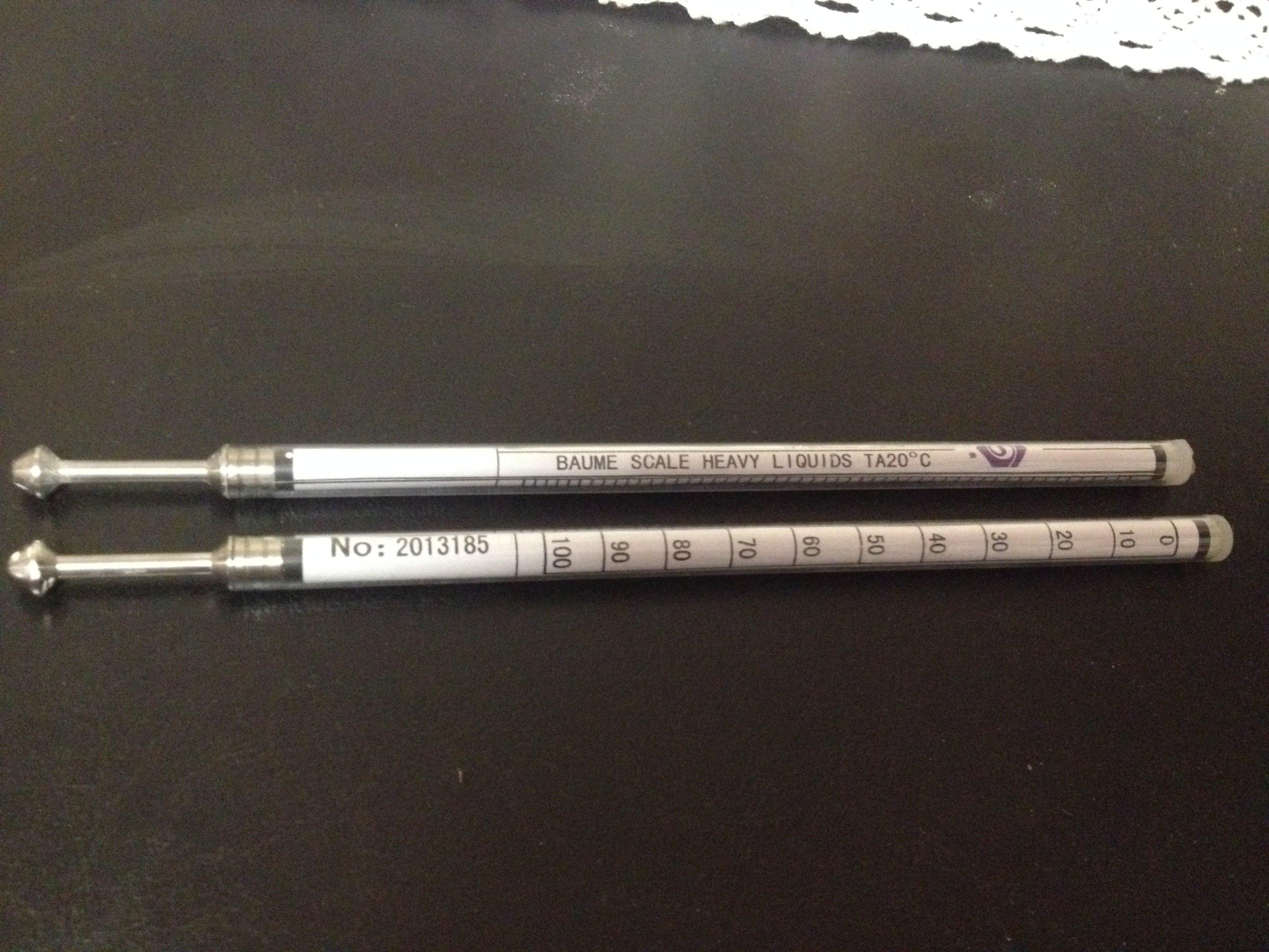 Buy Baume Meter 0-100 Baume Degree Hydrometer Stainless Steel Baume ...