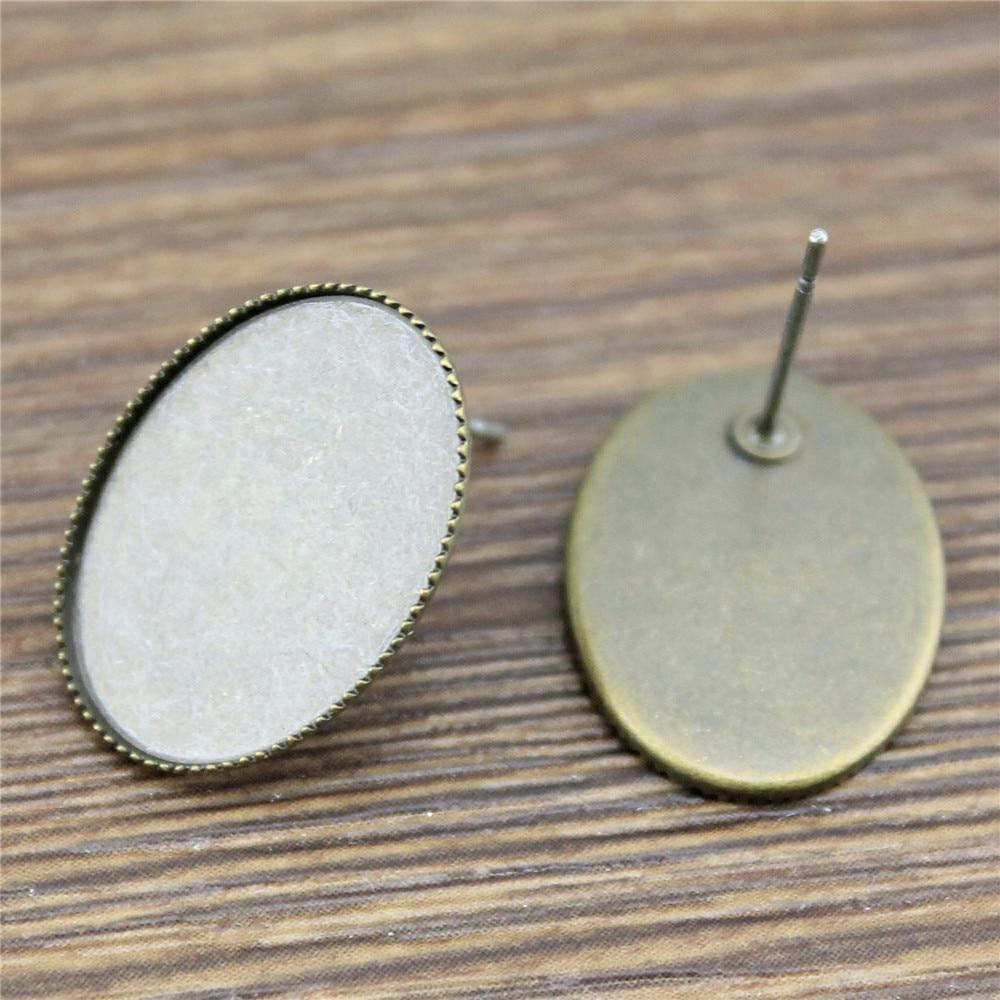 Buy 10 Pieces Stud Earrings Supplies Jewelry Components Inner Size ...