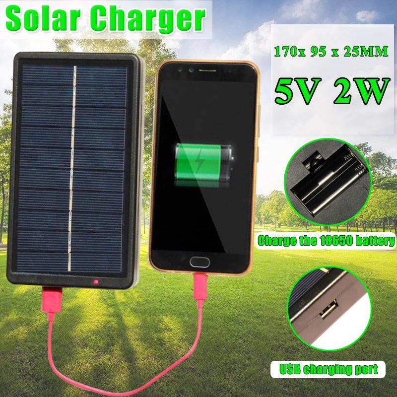 Waterproof Solar Charger Power Bank Fast Charging USB Battery Pack For ...