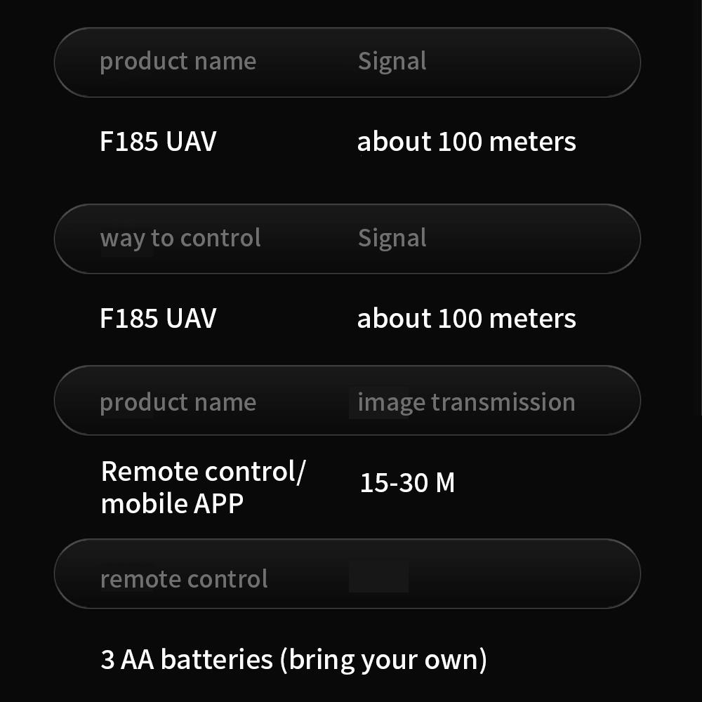 F185 PRO Drone HD Camera 4K Three-sided Automatic Obstacle Avoidance ...