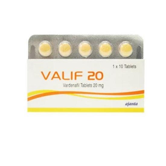 Buy Valif 20 Free Shipping World Wide (Pack Size 10 Tab ) at affordable ...