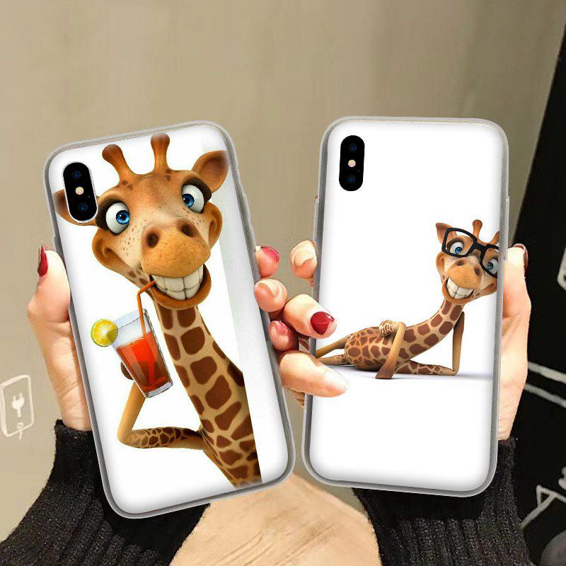 Buy Lovely Giraffe Phone Case for iPhone 7 7 Plus 6 6Plus/Samsung ...