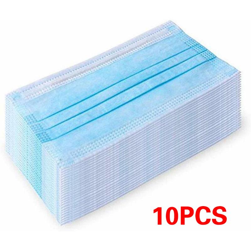 Buy 10/30/50PCS Anti-fog Disposable Face Mask Dust Mask Mask Pads 3-Ply ...