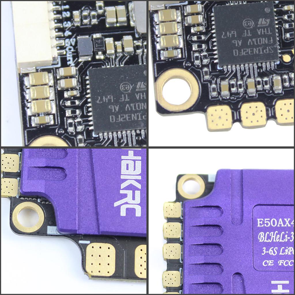 Buy HAKRC 4x50A 4In1 50A 3-6S BLHeli_32 5V 3A BEC Dshot1200 Mini ESC ...