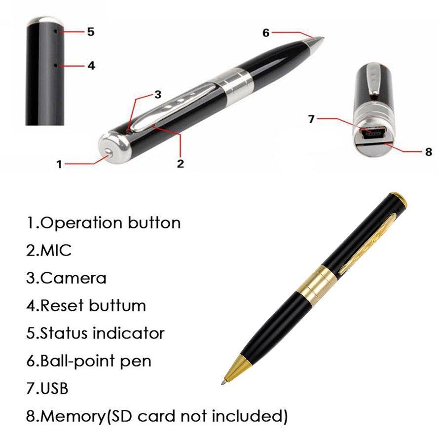 Buy Pen Camera Portable 720x480 High Definition Pocket Camera Wireless ...