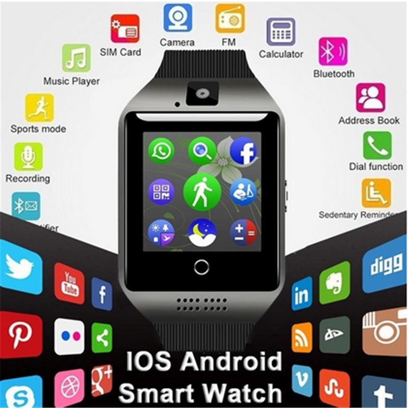 Sports Fashion New Q18 Smart Watch Support SIM Card and TF Card with ...