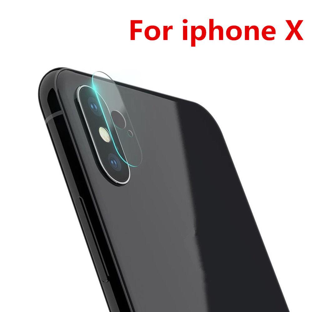 Buy For IPhone X Back Rear Camera Lens Screen Tempered Glass Protector ...