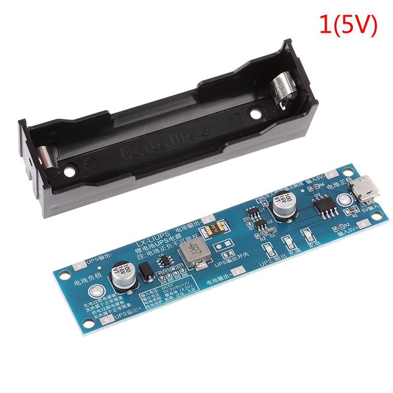 Buy 5V/9V/12V 18650 Lithium Battery Boost Step Up Module Ups Protection ...