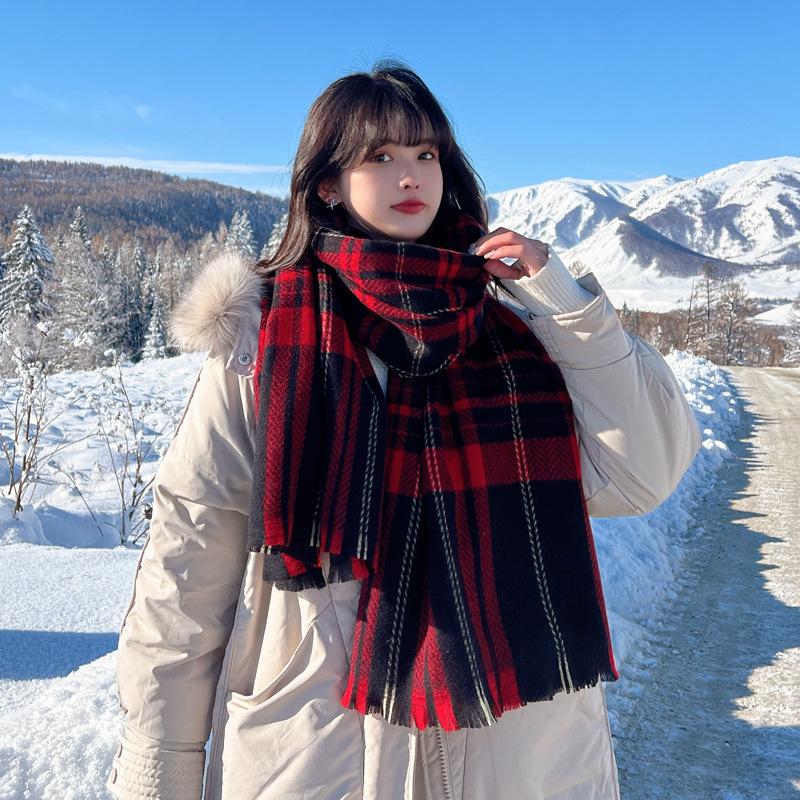 Cheap Fall /Winter Scarf Explosions Solid Color Cashmere Knitted Wool ...