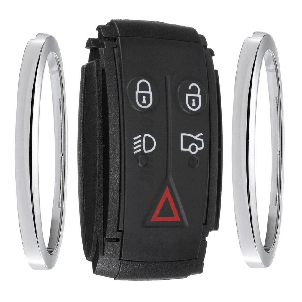 Buy PDTO Remote Key Fob Chrome Trim Side Bezel Kit Fit For JAGUAR XK ...