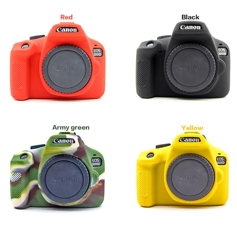 Soft Silicone Rubber Protective Camera Body Cover Case Skin for Canon ...
