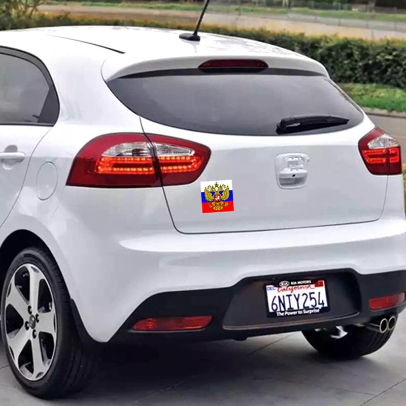 Buy Car Sticker Auto Decals Coat of Arms and Flag of The Russian ...