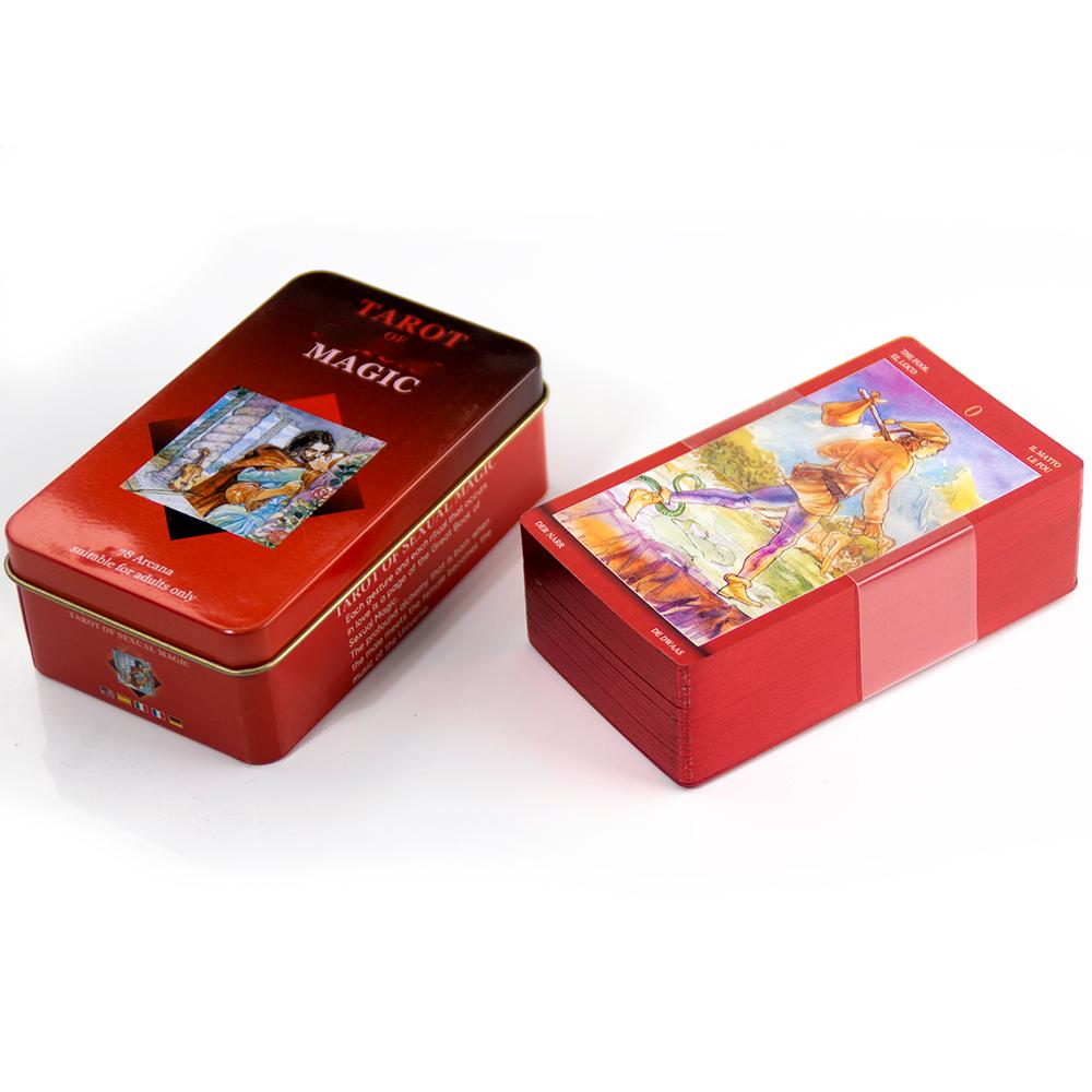 Buy Tarot Of Romantic Love Magic Tarot Cards In Metal Box Gilded Edge ...