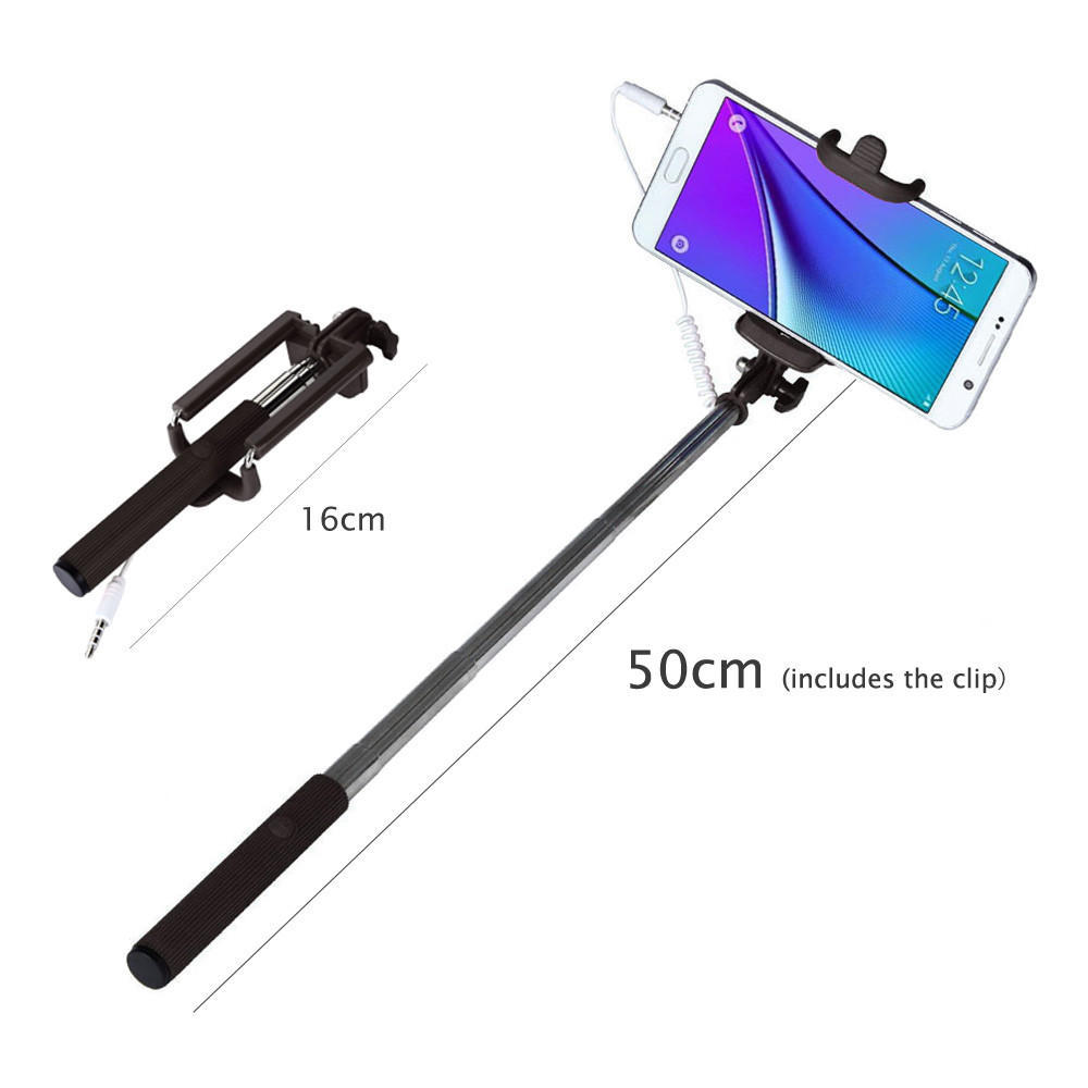 Buy Mini Handheld Extendable Fold Self-portrait Stick Holder Monopod at ...