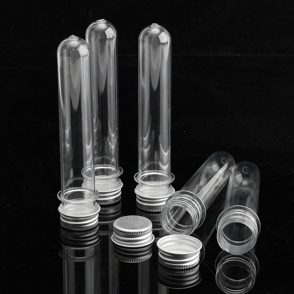 Buy 1/10Pcs 40ml Empty Refillable Clear Sample Cream Bath Salt Plastic ...