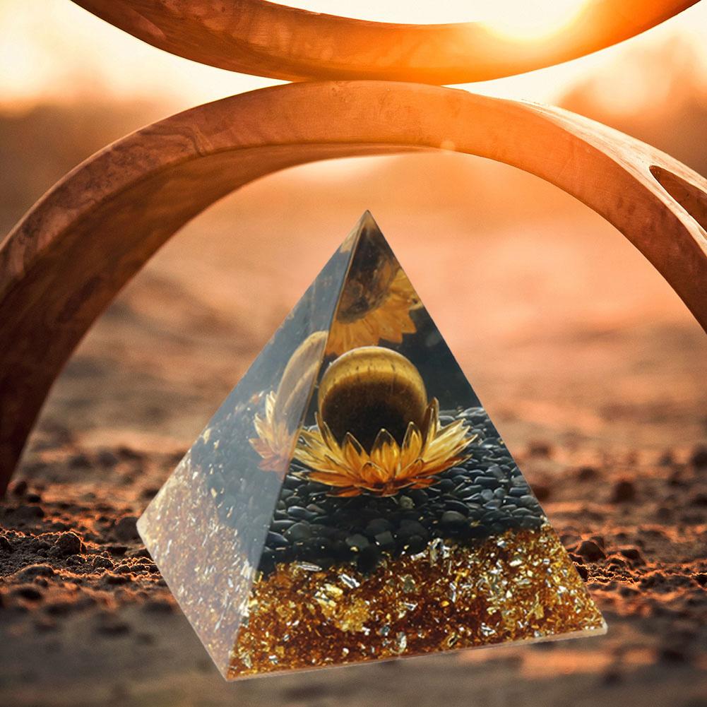 Koupit 5cm Orgonite Pyramid Natural Crystal Stone Orgone Energy Healing ...