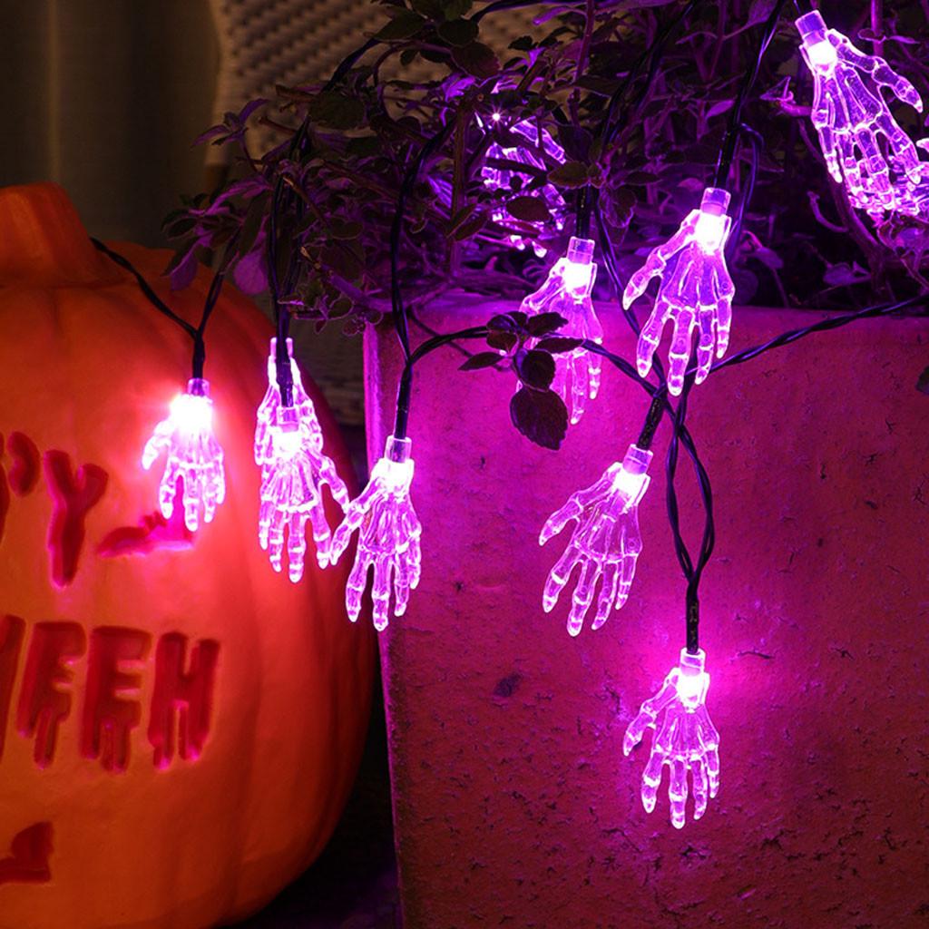 Buy 1.5m 10Led Halloween Pumpkin Ghost Skeletons Bat Spider Led Light ...