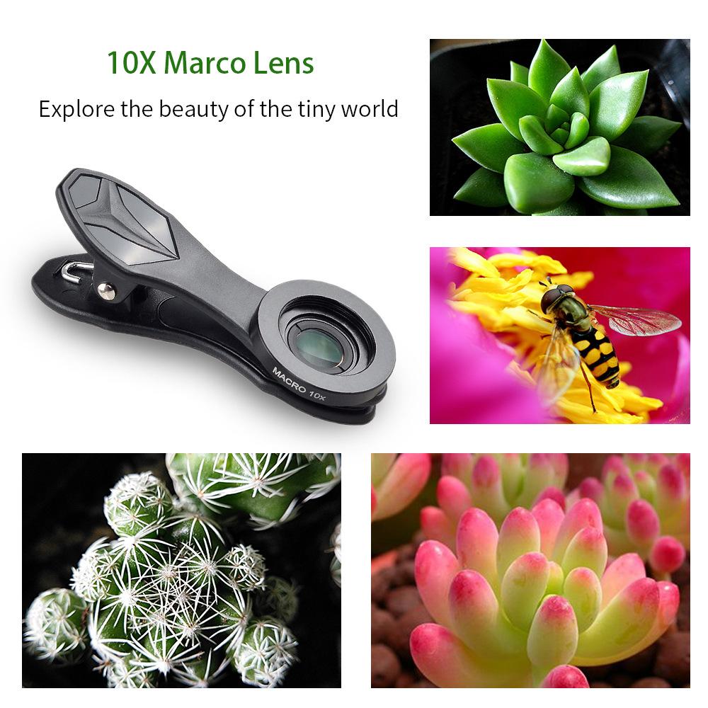 Buy APEXEL 2 In 1 Optic Lens 4k HD Professional Wide Angle+macro Lens ...