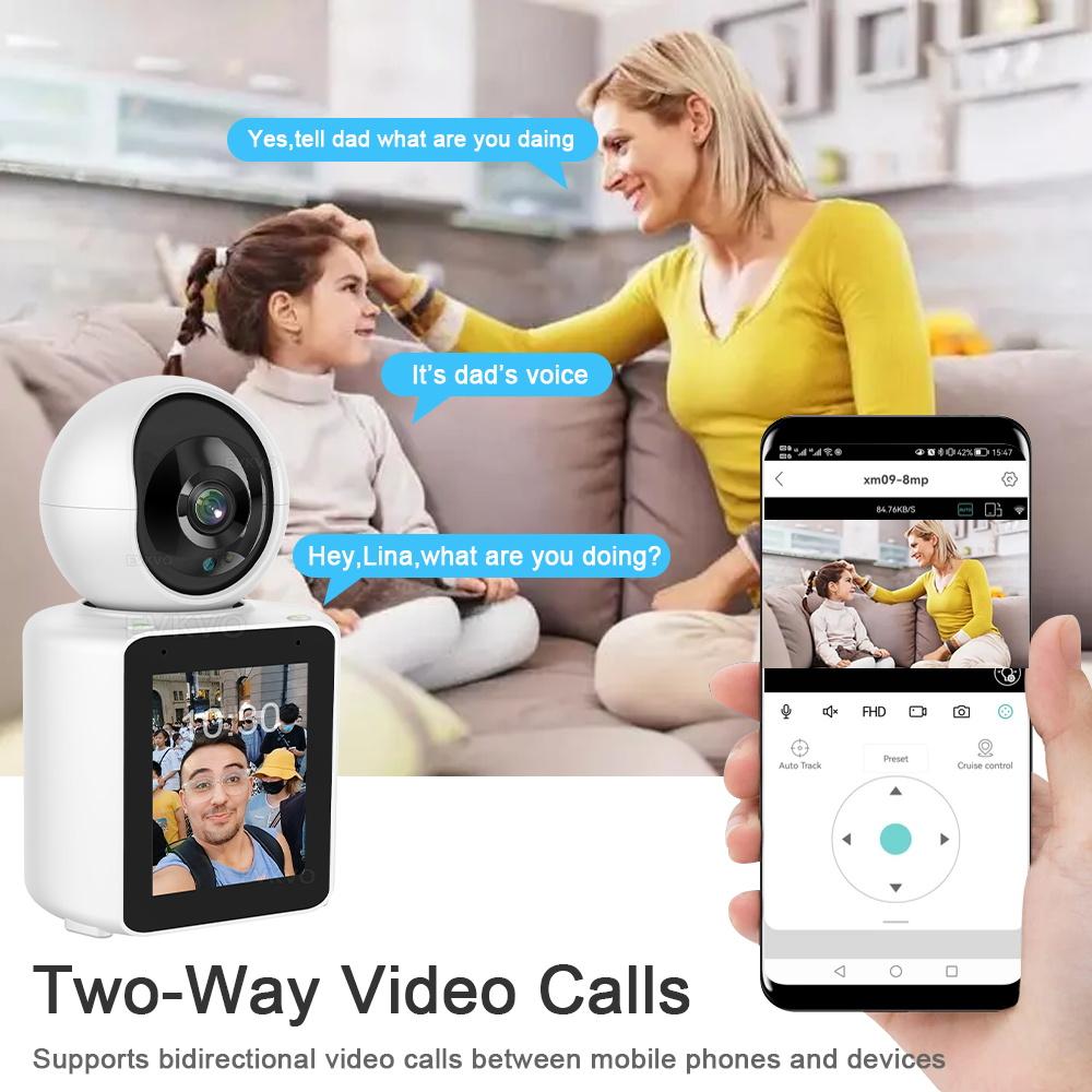 Cheap 4MP PTZ WIFI Camera Auto Tracking One Click Video Call With ...