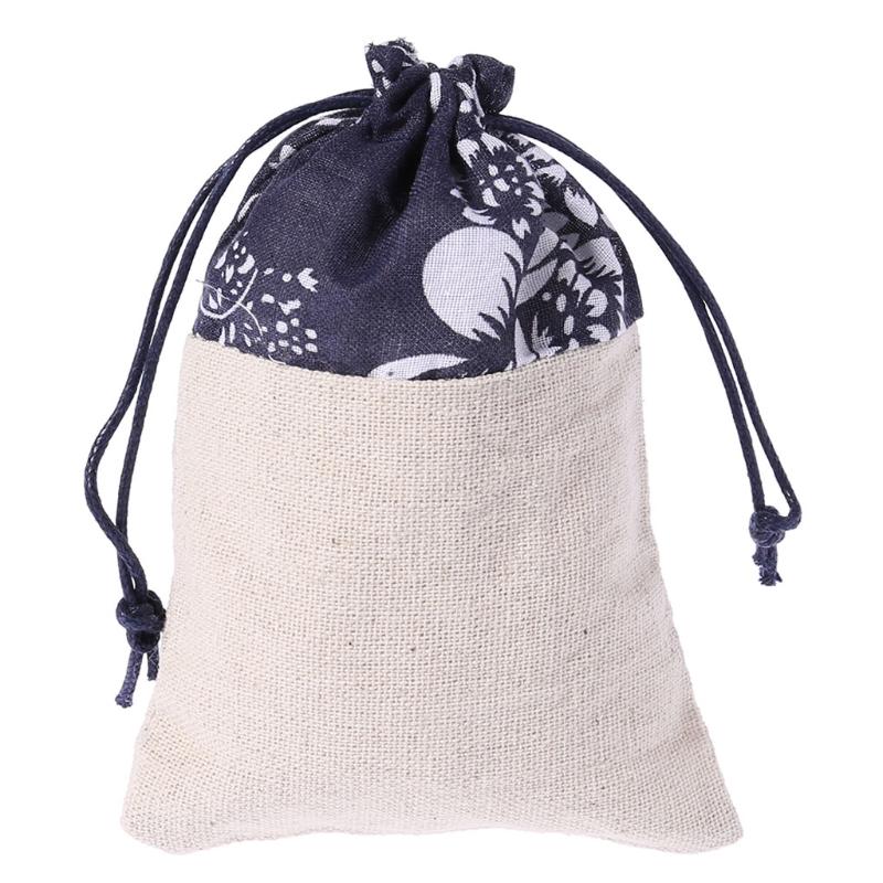 Buy Cotton Linen Pouch Drawstring Jewelry Wedding Favors Gift Bag ...