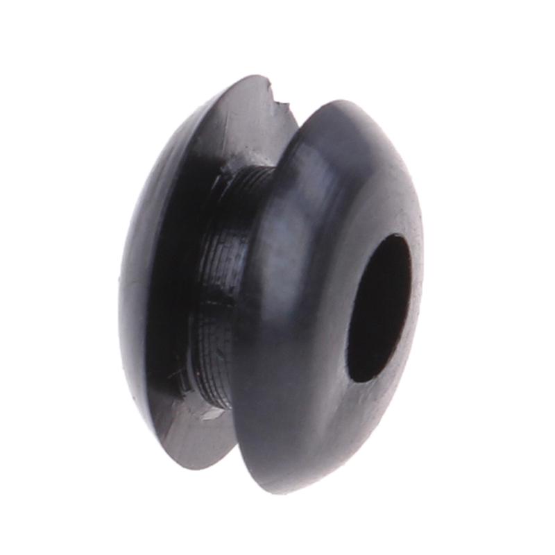 Buy 100/200Pcs Needle Rubber Grommets Nipple Black "H" Type Needle Pad ...