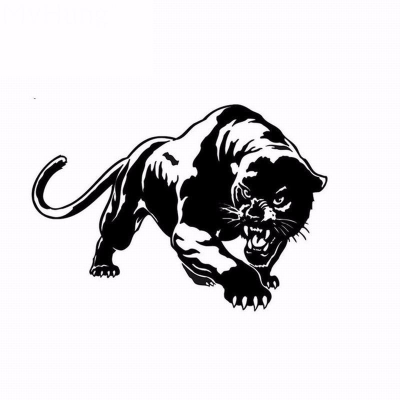 Buy Feral Glass Window Waterproof Removable Tiger Car Stickers Home ...