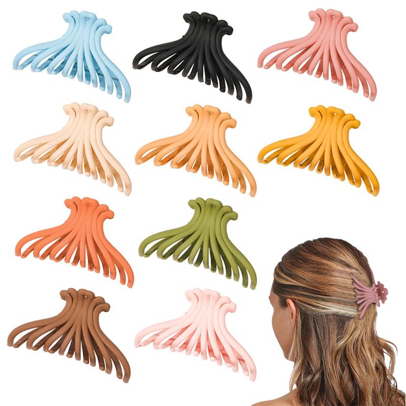 Cheap Women Large Frosted Hair Clip Girl Bow Hair Crab Claw Scallop ...