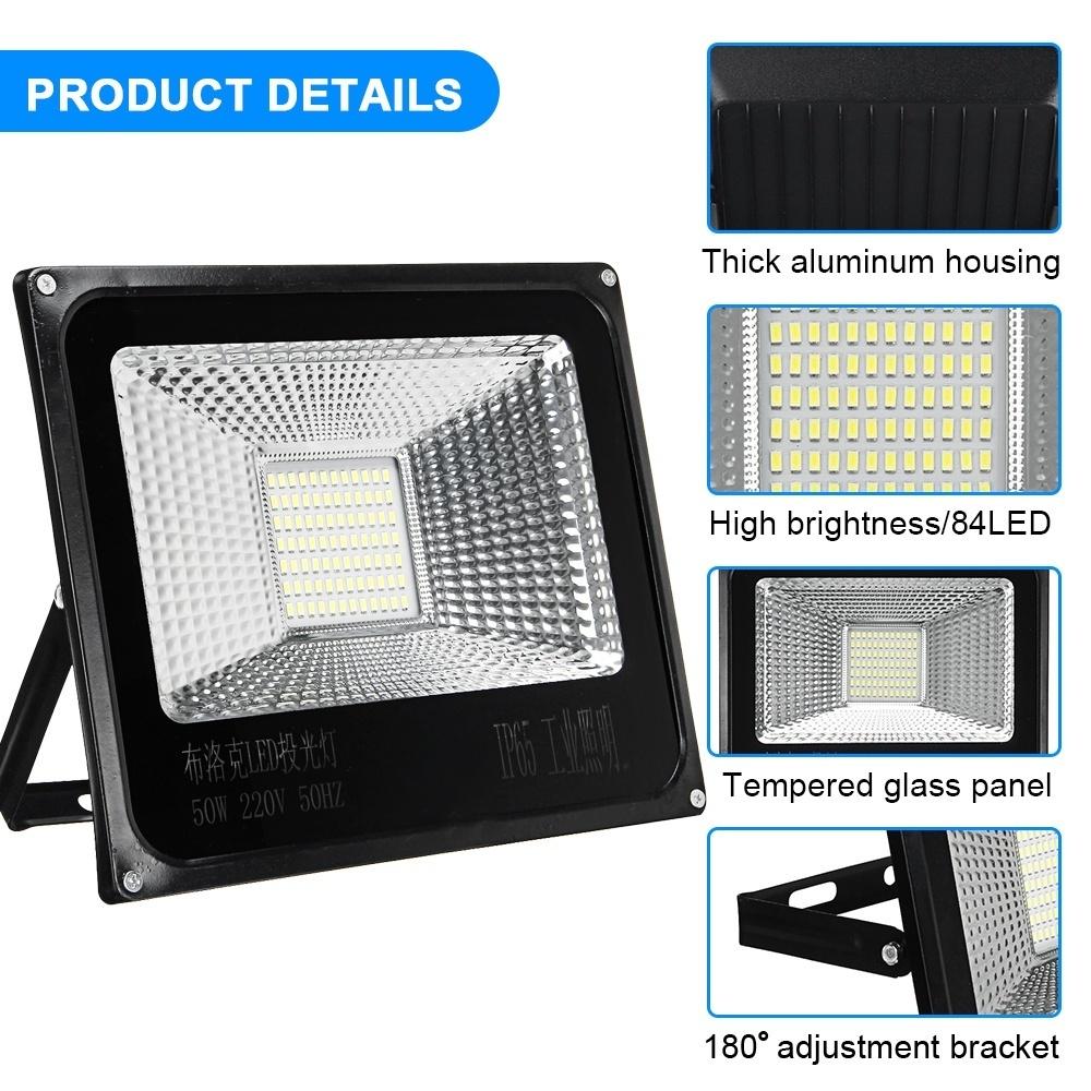 Home Garden 50W LED Flood Light IP65 Waterproof Outdoor Bright ...