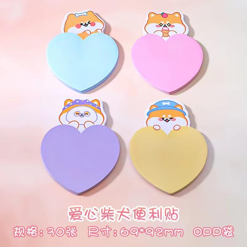 Cheap Love Post-it notes ins cute message Sticky note book Student ...