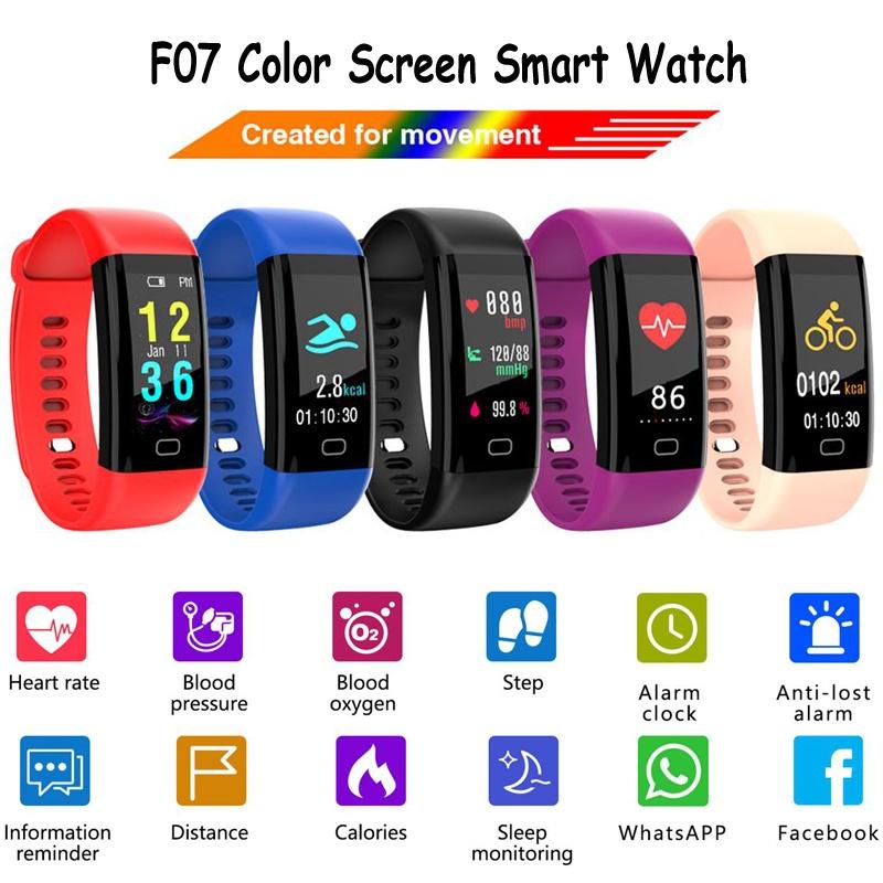 bluetooth Heart Rate Blood Pressure Oxygen Monitor Fitness Tracker ...