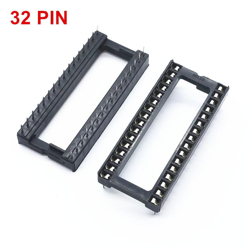 Buy 20pcs IC Seat 6 8 14 16 20 24 28 32 40 Pin 2.54 mm PIN Pitch MCU ...