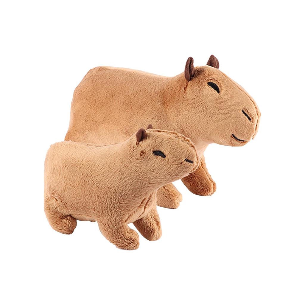 2pc Simulation Fluffty Capybara Stuffed Animals Plush Toy Soft Dolls ...