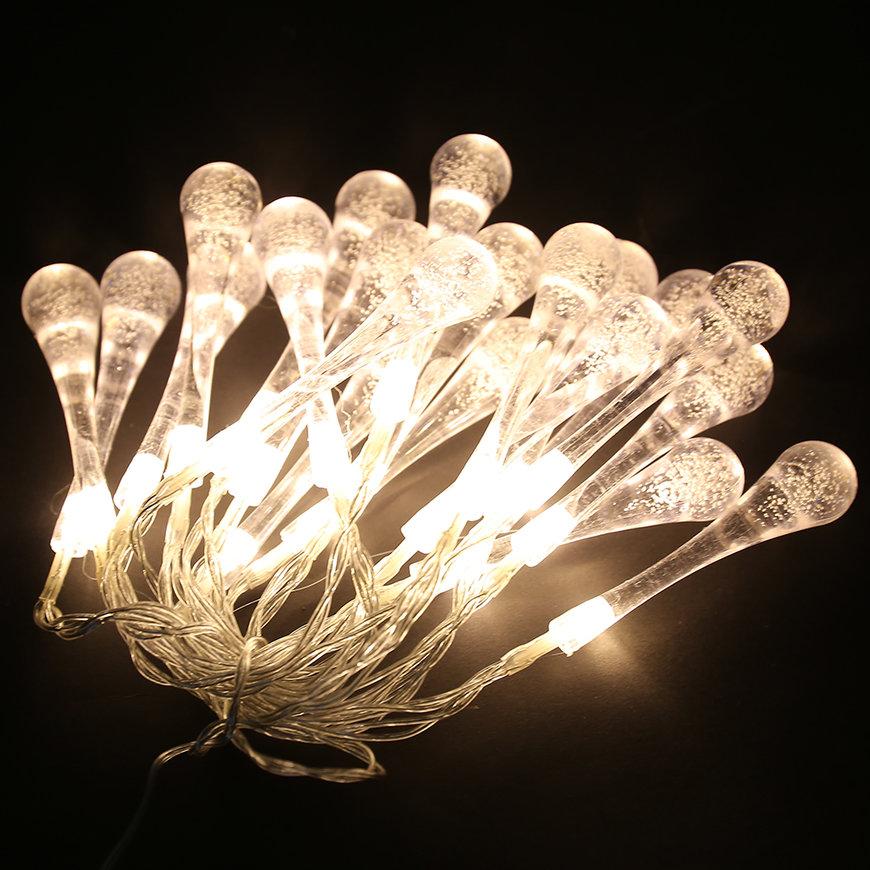 Buy FOR YOUR FAMILY1 20 LED Water Drop String Lights LED Fairy Light ...