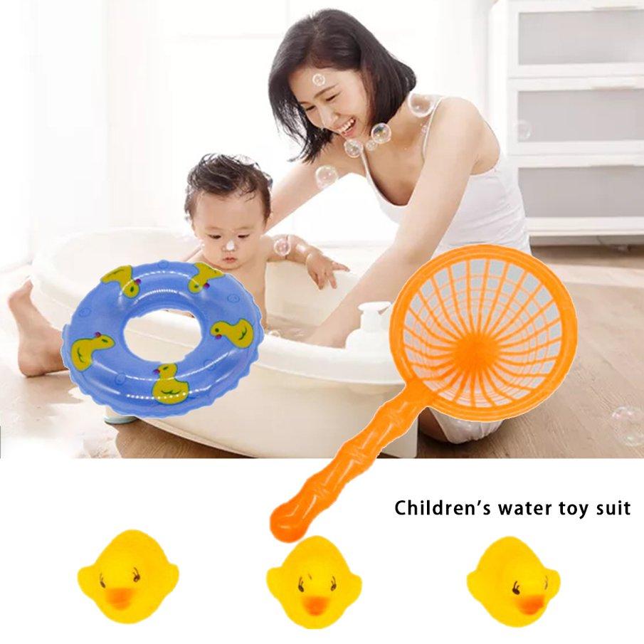 Buy Creative Electronic Floating Bath Toys Mini Swimming Rings Rubber ...