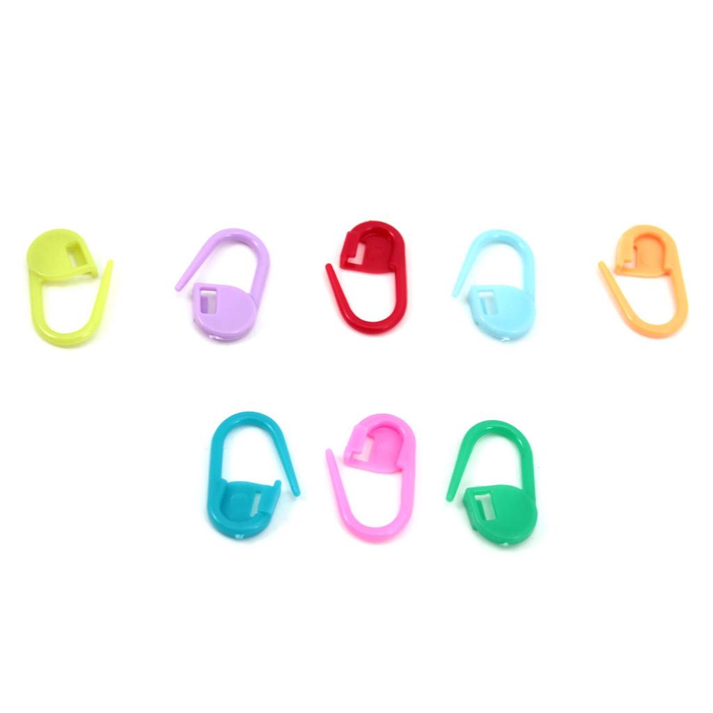 Buy 500Pcs/pack Plastic Colorful Home Knitting Crochet Marker Holder ...