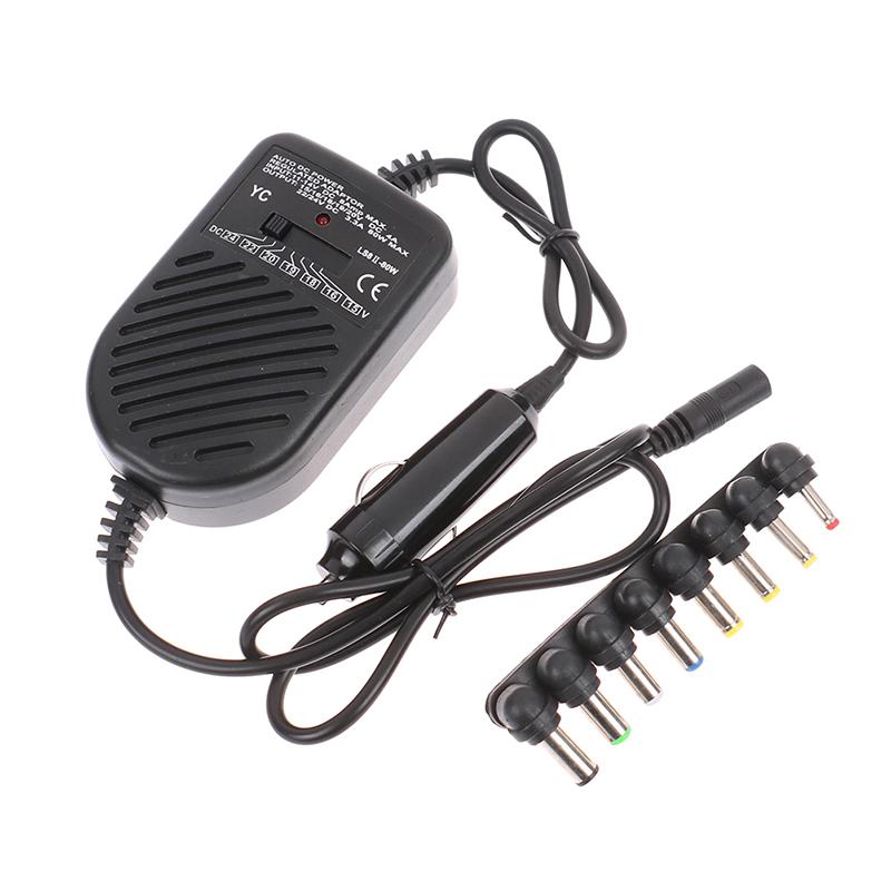 Universal 80W Dc Car Charger Laptop Notebook Adapter Led Auto Power ...