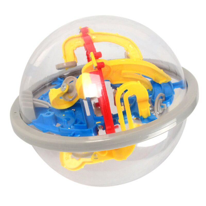 100 Barriers 3D Magic Maze Ball Intellect Puzzle Toys Game Brain Teaser ...
