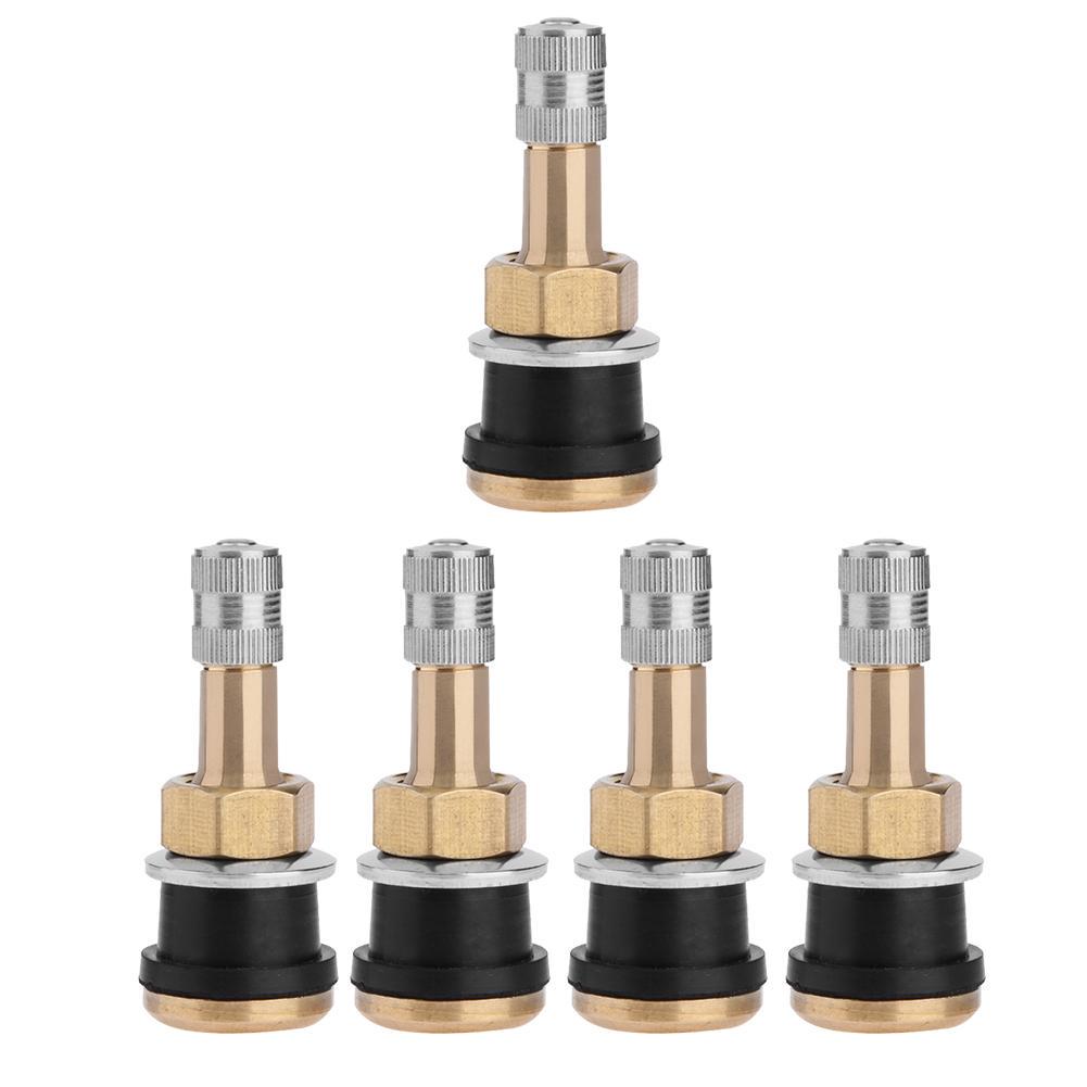 Buy 1pc/4pcs TR501 Brass Straight Tubeless Tire Valve Stems for Car ...