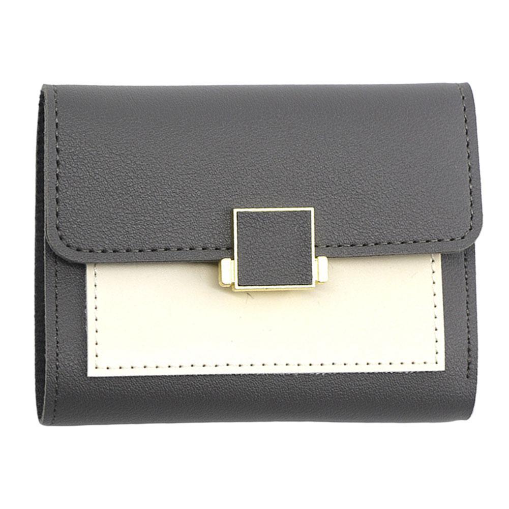Cheap Casual Short Wallet Square Wallet Coin Clutch Bag Bank Card Purse ...