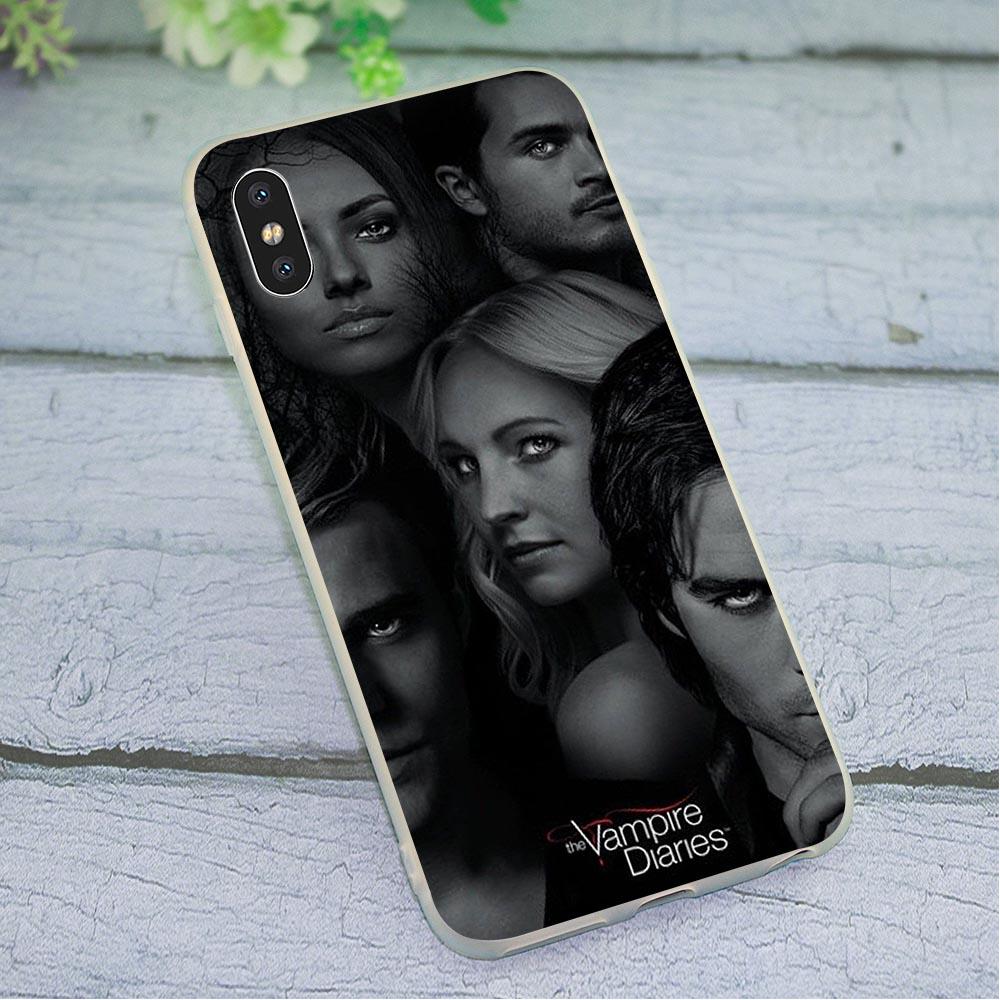 Buy The Vampire Diaries Phone Cover for iPhone X Case 6 6S XR Xs Max 8 ...