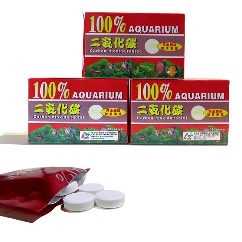 Buy 36Pcs/box CO2 Tablets Carbon Dioxide For Plants Aquarium Fish Tank ...