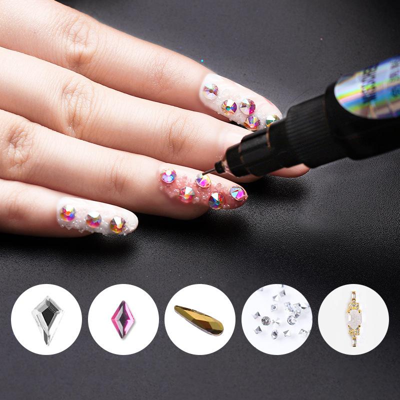 Buy Nail Point Drilling Glue Pen No-Clean Nails Adhesive Pinhole Nail ...