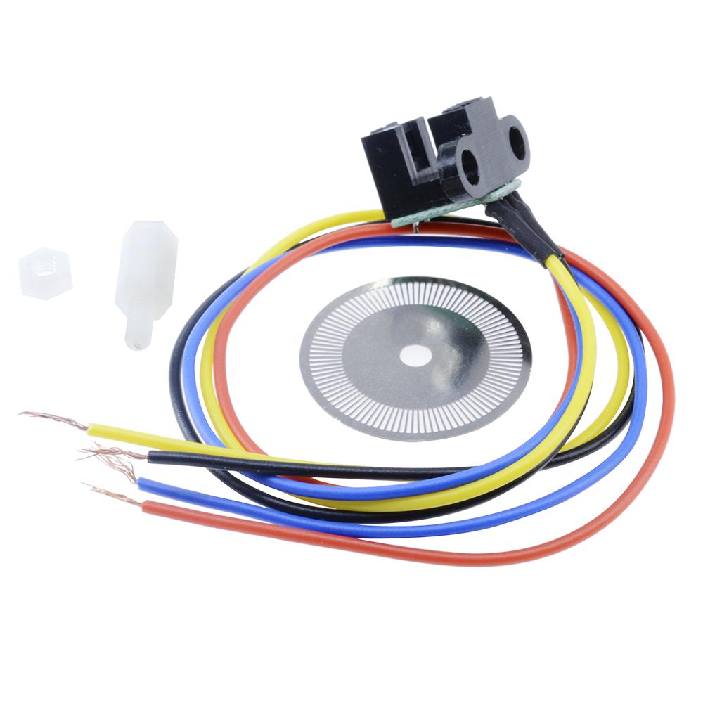 Buy 5V Laser Photoelectric Speed Sensor Encoder Code Disc Disk Code ...