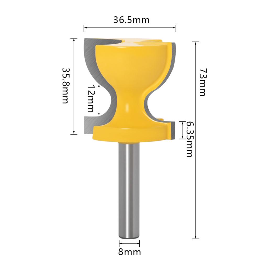 Table 8mm Shank Edge Desk Milling Trim Bit Router Carpentry Woodworking ...