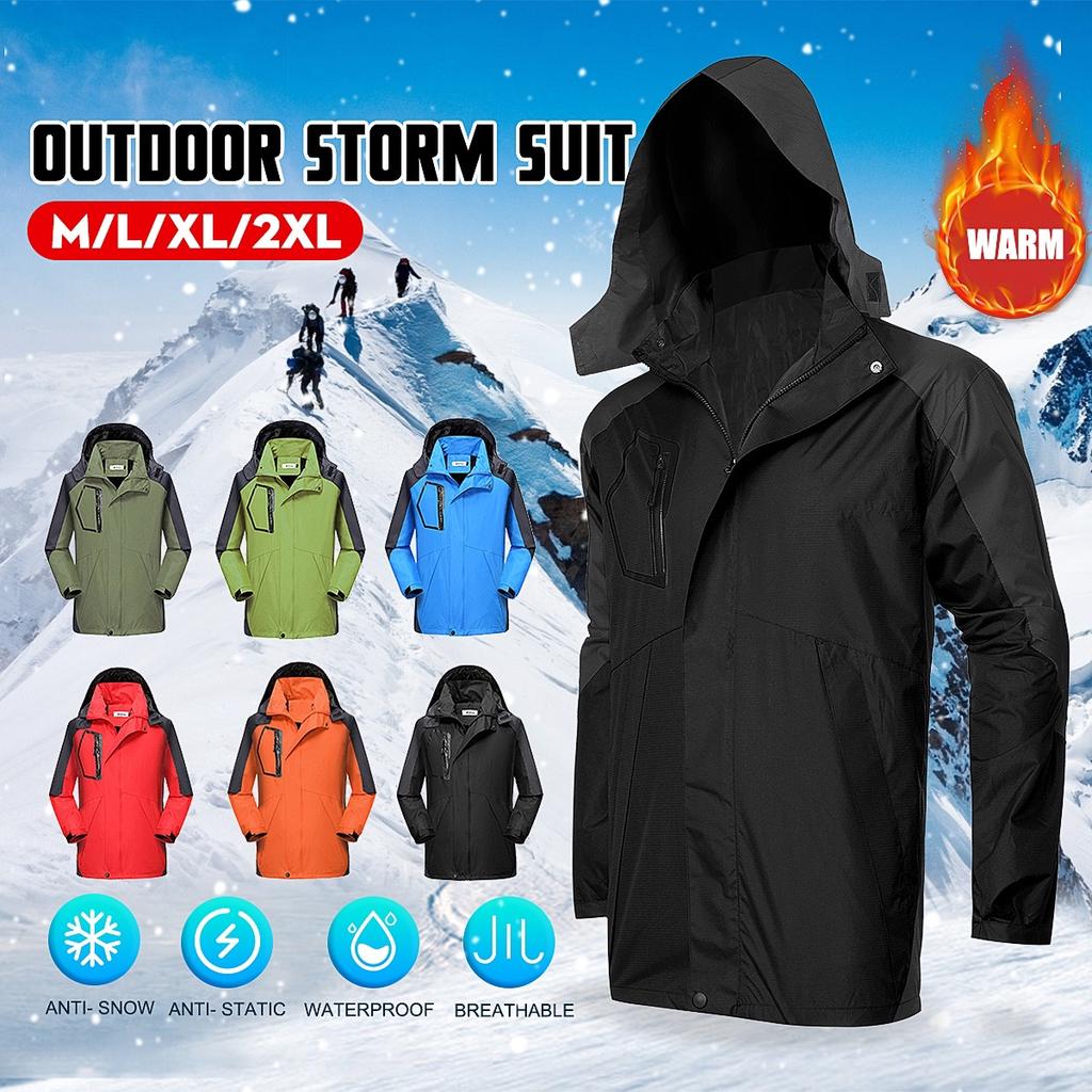 Buy Waterproof Polyester Coat Anti Snow Winter Warm Jacket Windproof ...